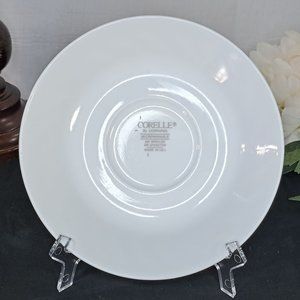 Corelle | Dining | Corelle Saucers White Swirl Green Edge 625 Diameter ...